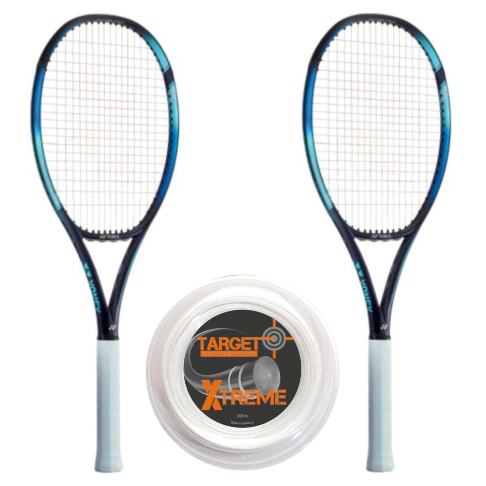 Yonex Ezone 100L 285 Sky Blue + Target Xtreme 200 m