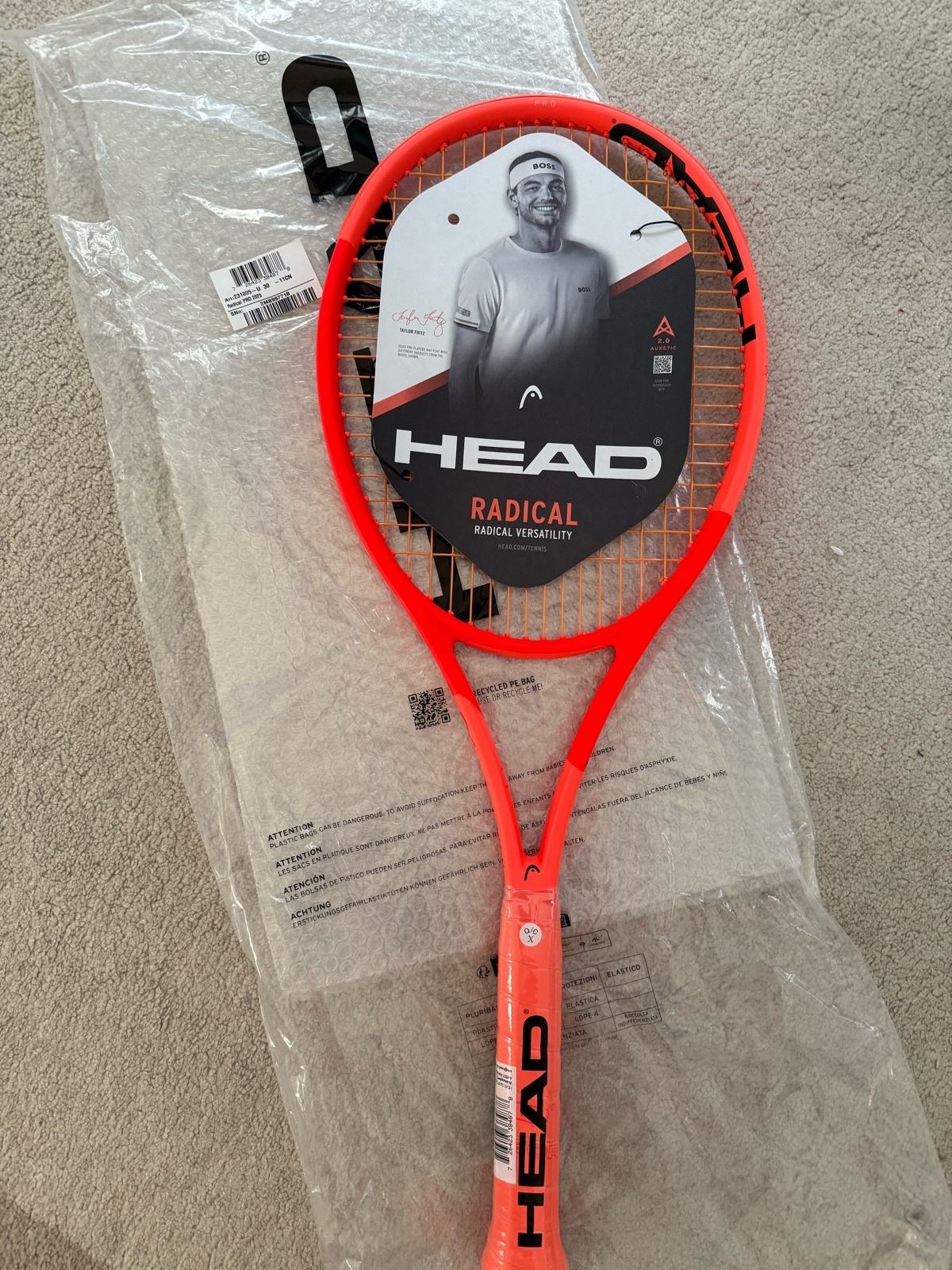 HEAD RADICAL PRO 2025 NOVOOO GRIP 3 KOMAD 220 EURA 2 KOMADA 400 EURA