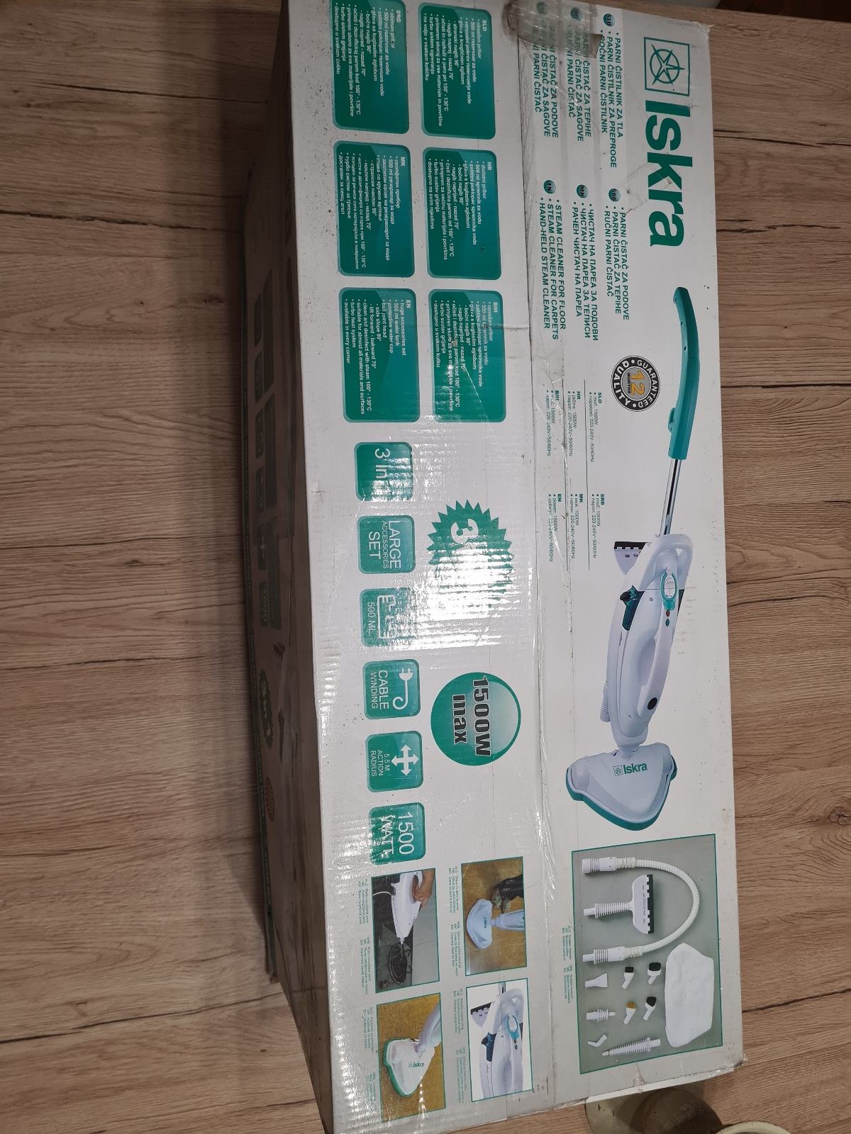 Prodaje se novi Iskrin parni čistač tepiha