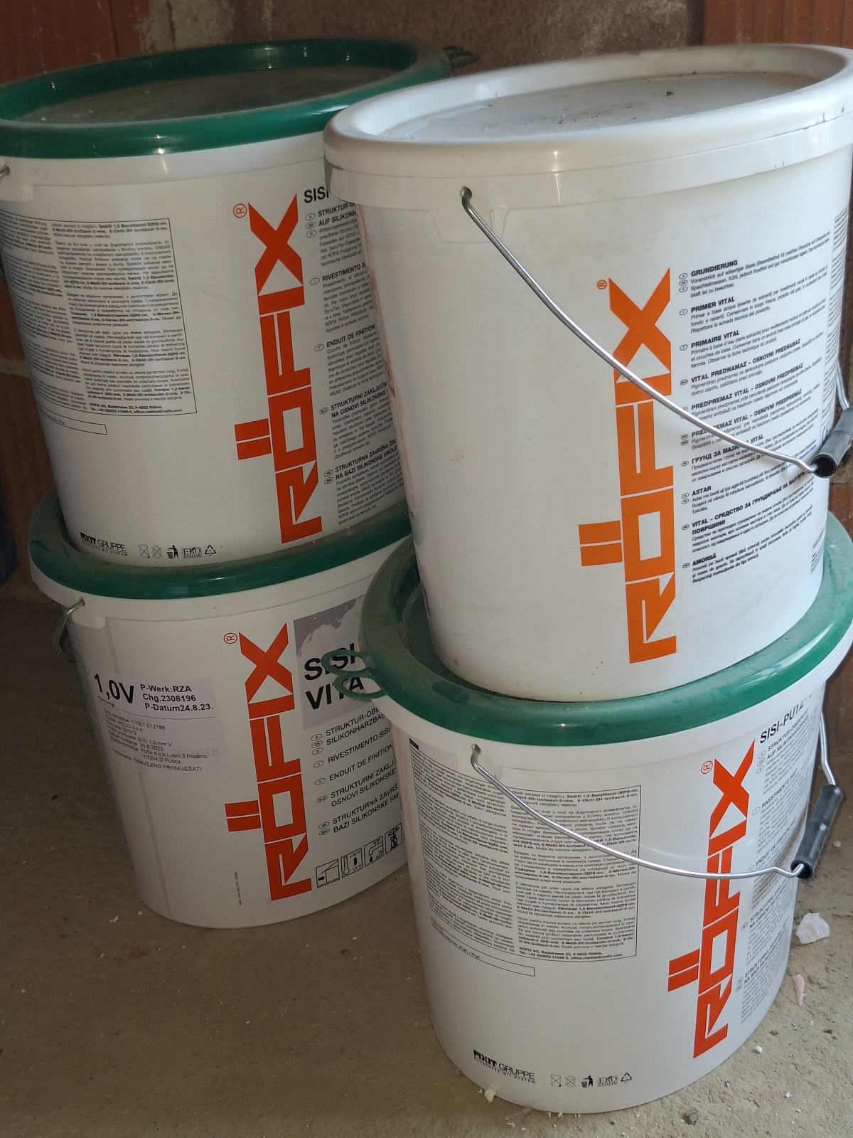 ROFIX SISI-PUTZ VITAL ŽBUKA 1mm - silikonsko-silikatna završna žbuka