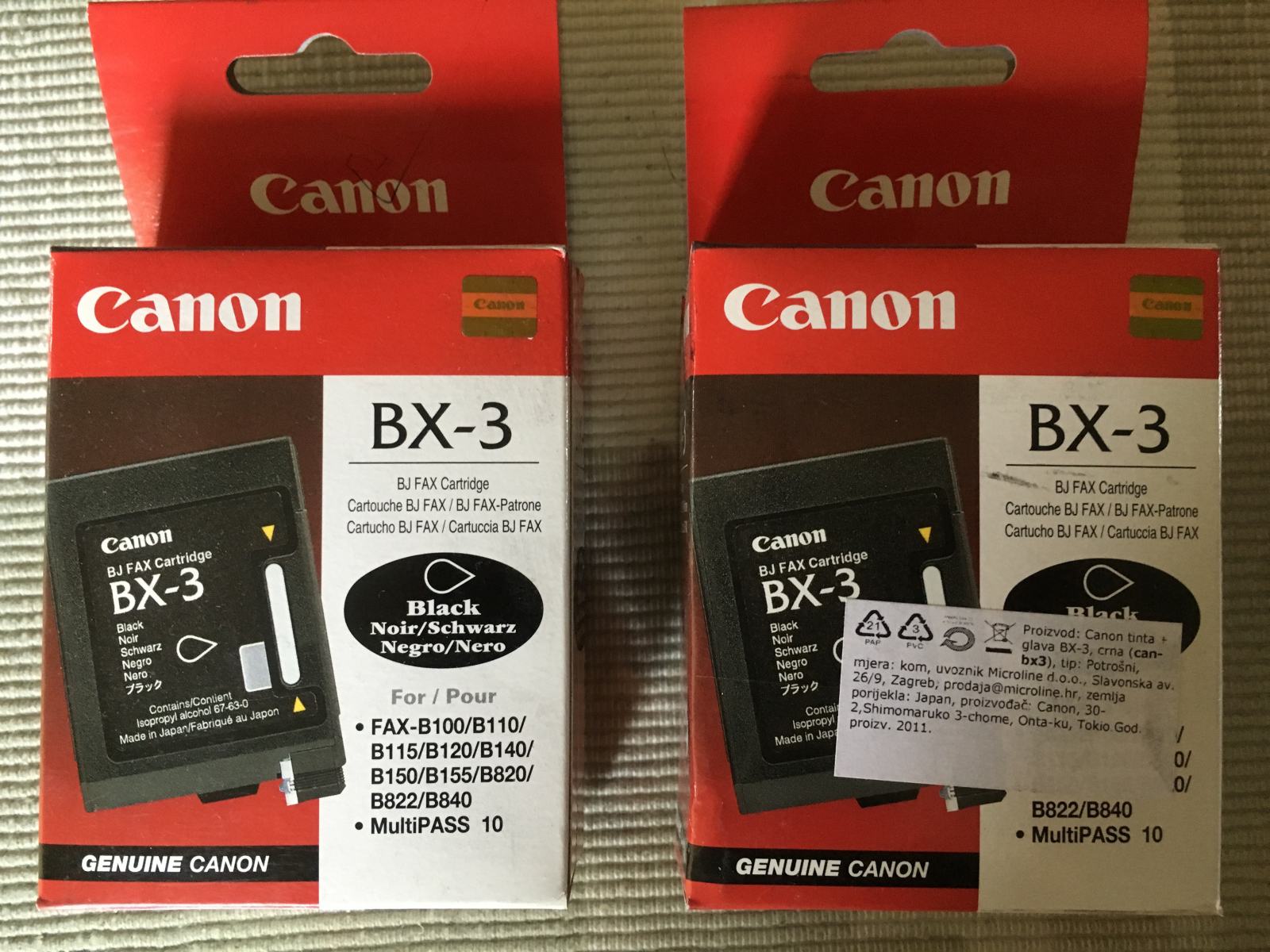 CANON BX-3 original toner