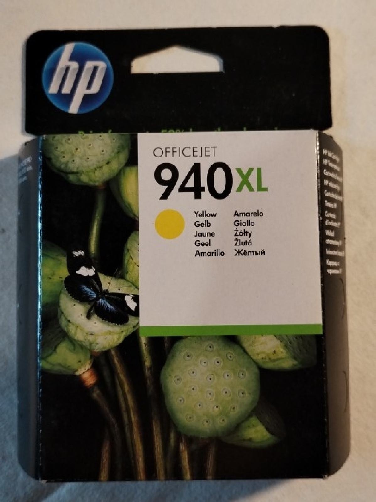 HP 940XL tinta žuta yellow