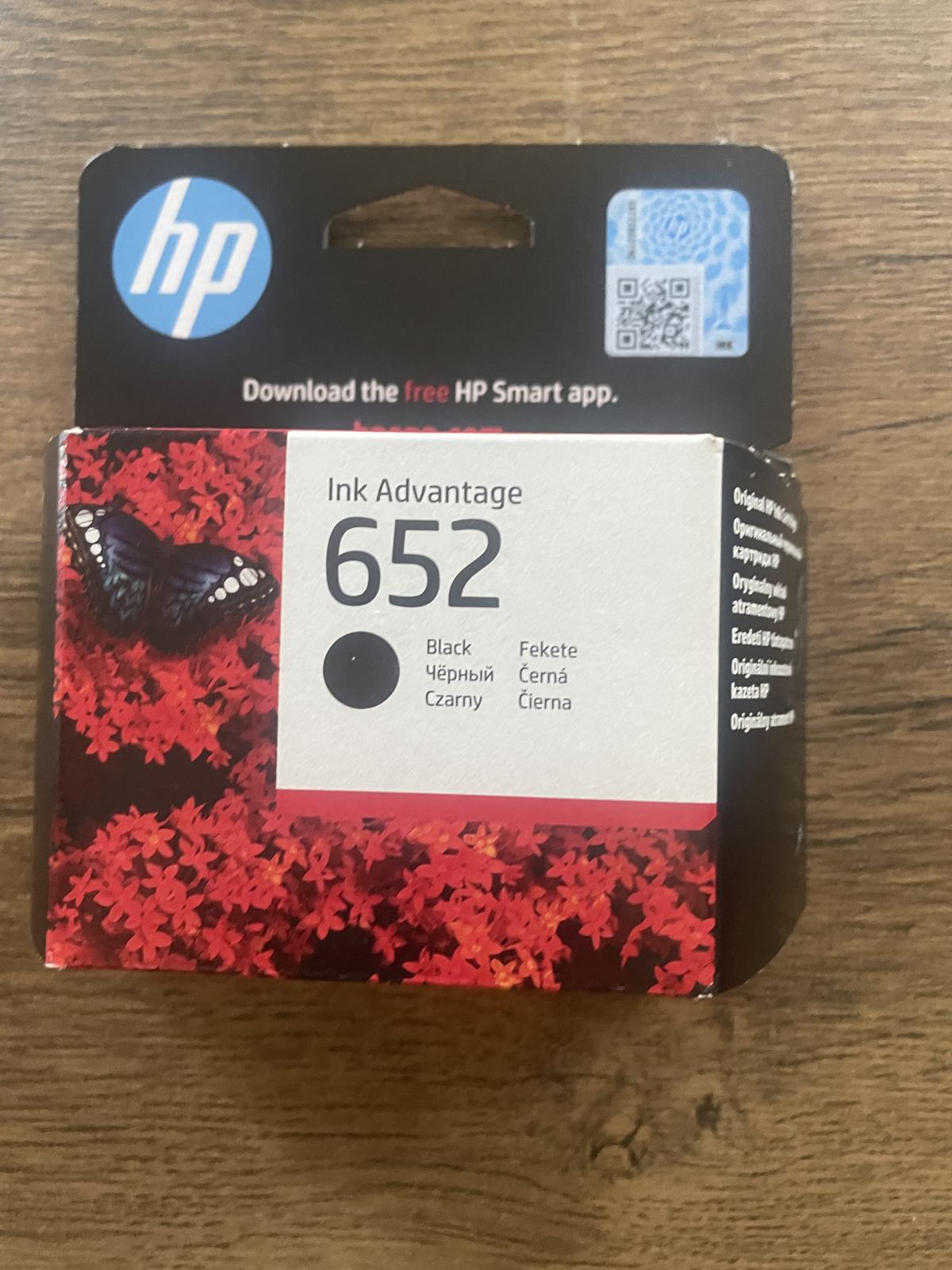 Tinta HP 652 original crna