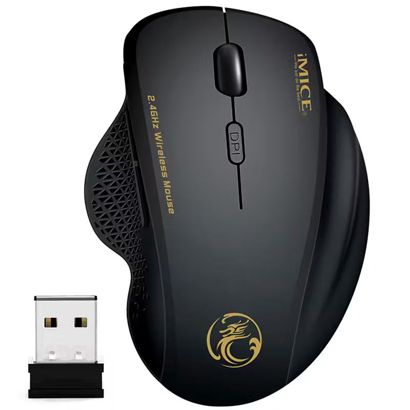 Bežični miš Ergonomski računalni miš Optički miš za računalo s USB