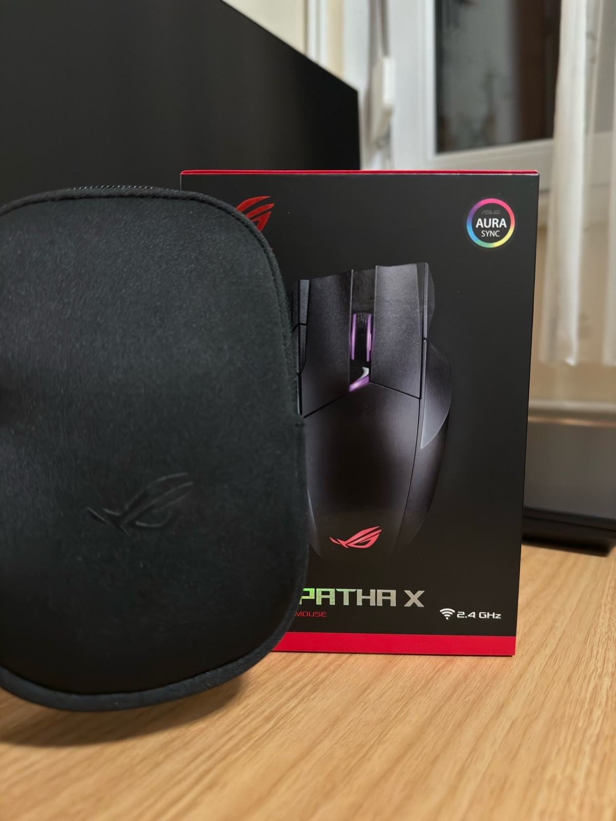 Gaming Miš Asus ROG Spatha X Wireless, 19000DPI, RGB, crni