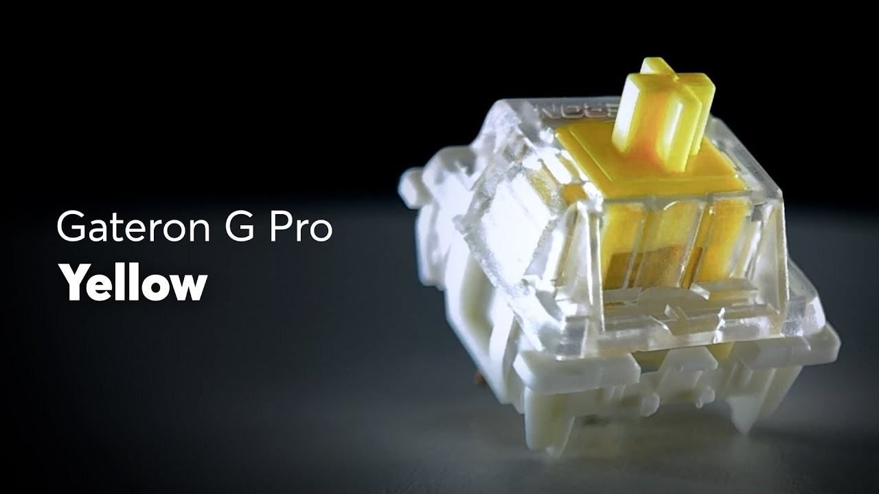 Gateron G Pro Yellow linear switch, 90kom. novo, povoljno