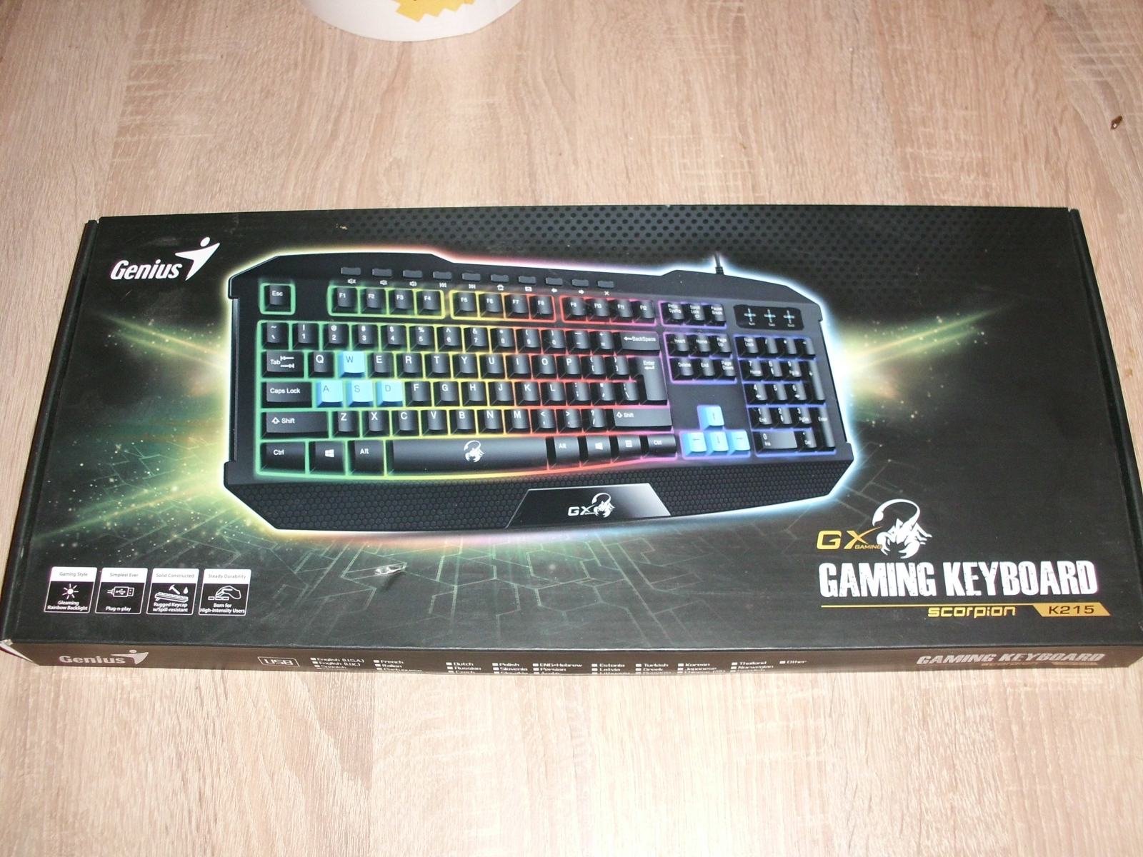 Genius GX Scorpion K215 black keyboard
