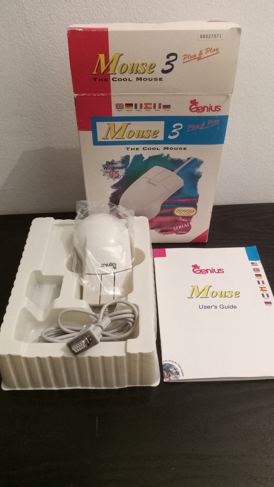 GENIUS MOUSE 3 -MIŠ SA KUGLICOM -NOVO!