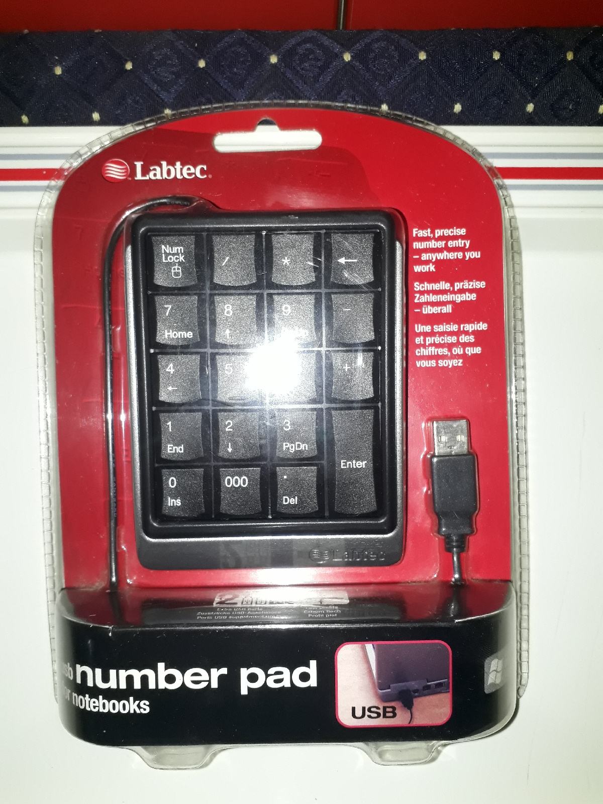 Labtec numerička USB tipkovnica za note books