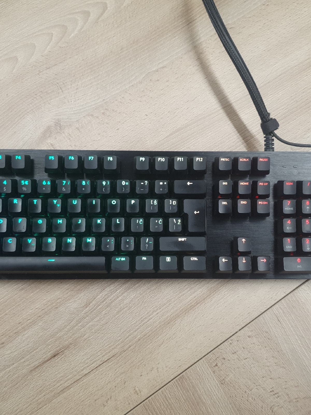 logitech g512 se, HR layout