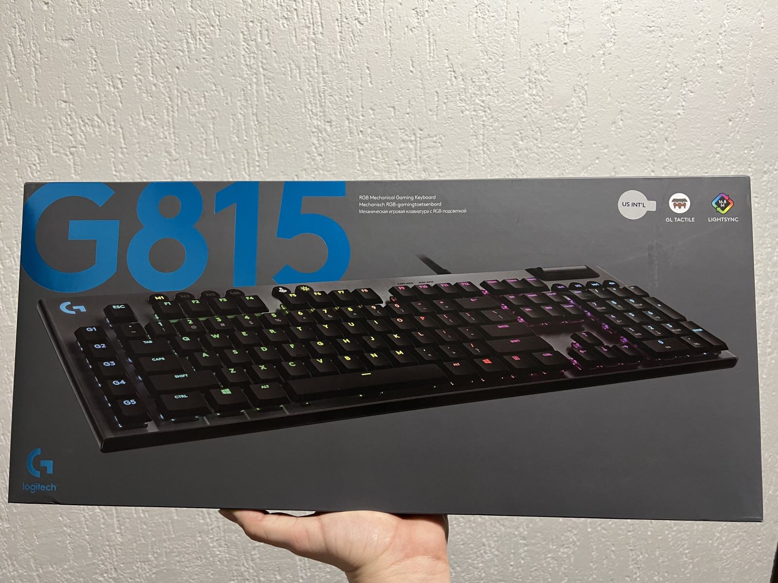 Logitech G815, GL Tactile, HR gravura