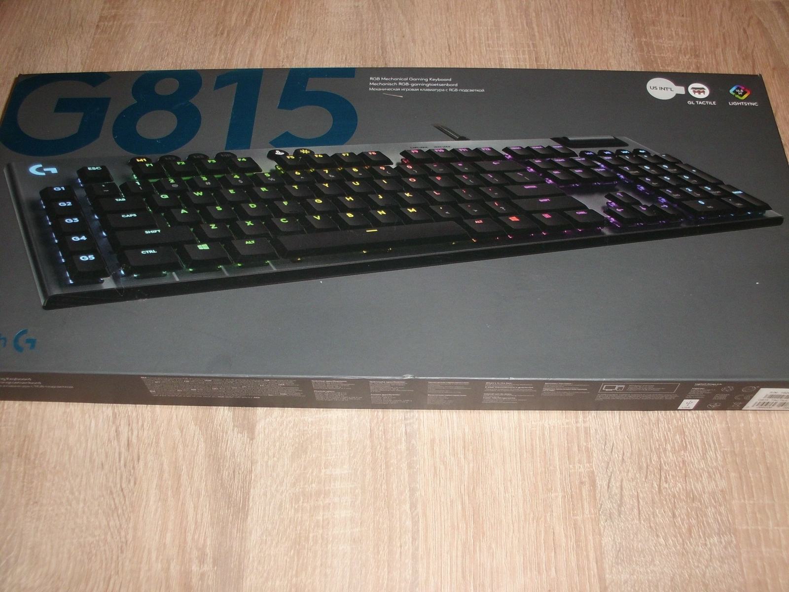 Logitech - G815 LIGHTSYNC RGB Mechanical Gaming Keyboard
