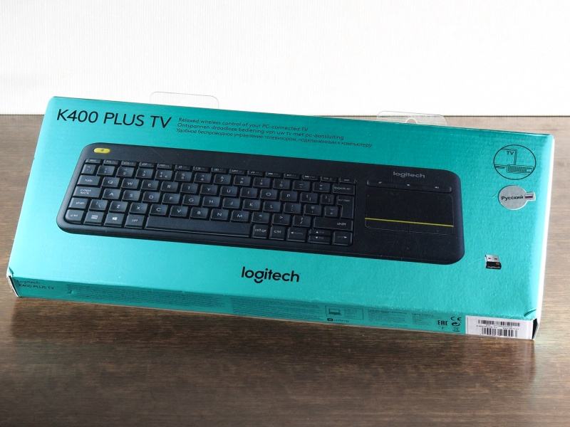 Logitech K400 Plus bežična tipkovnica, crna NOVO