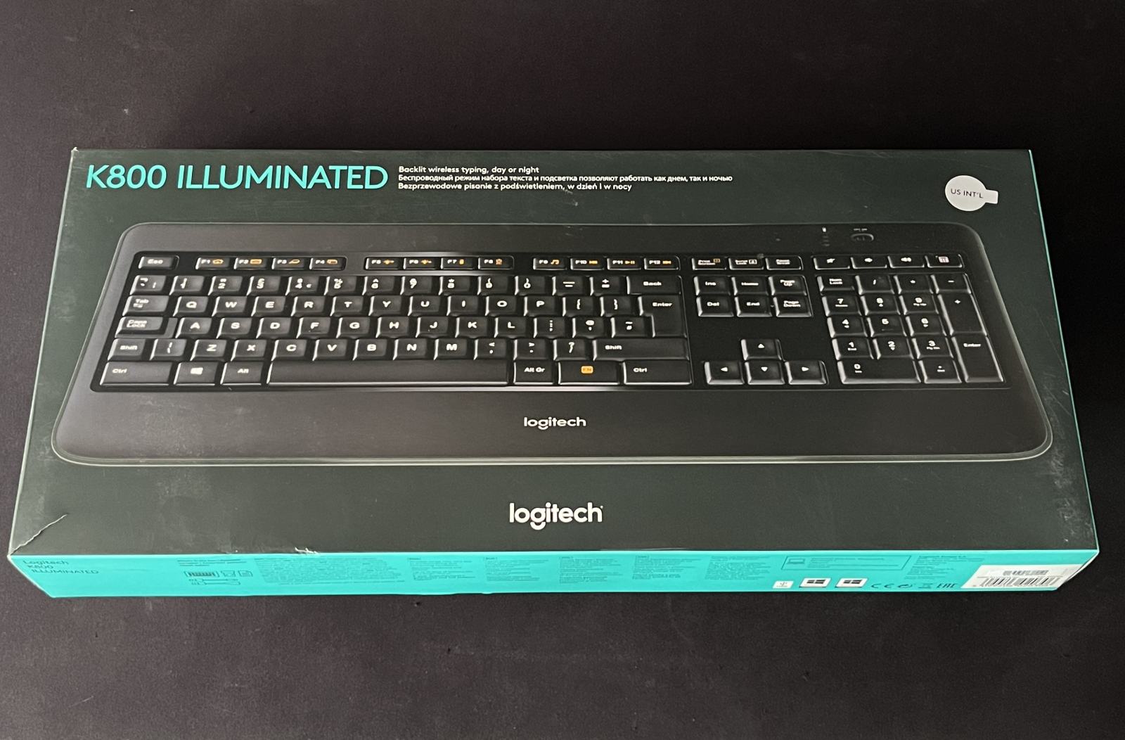 LOGITECH K800 Illuminated - bežična tipkovnica (HR)