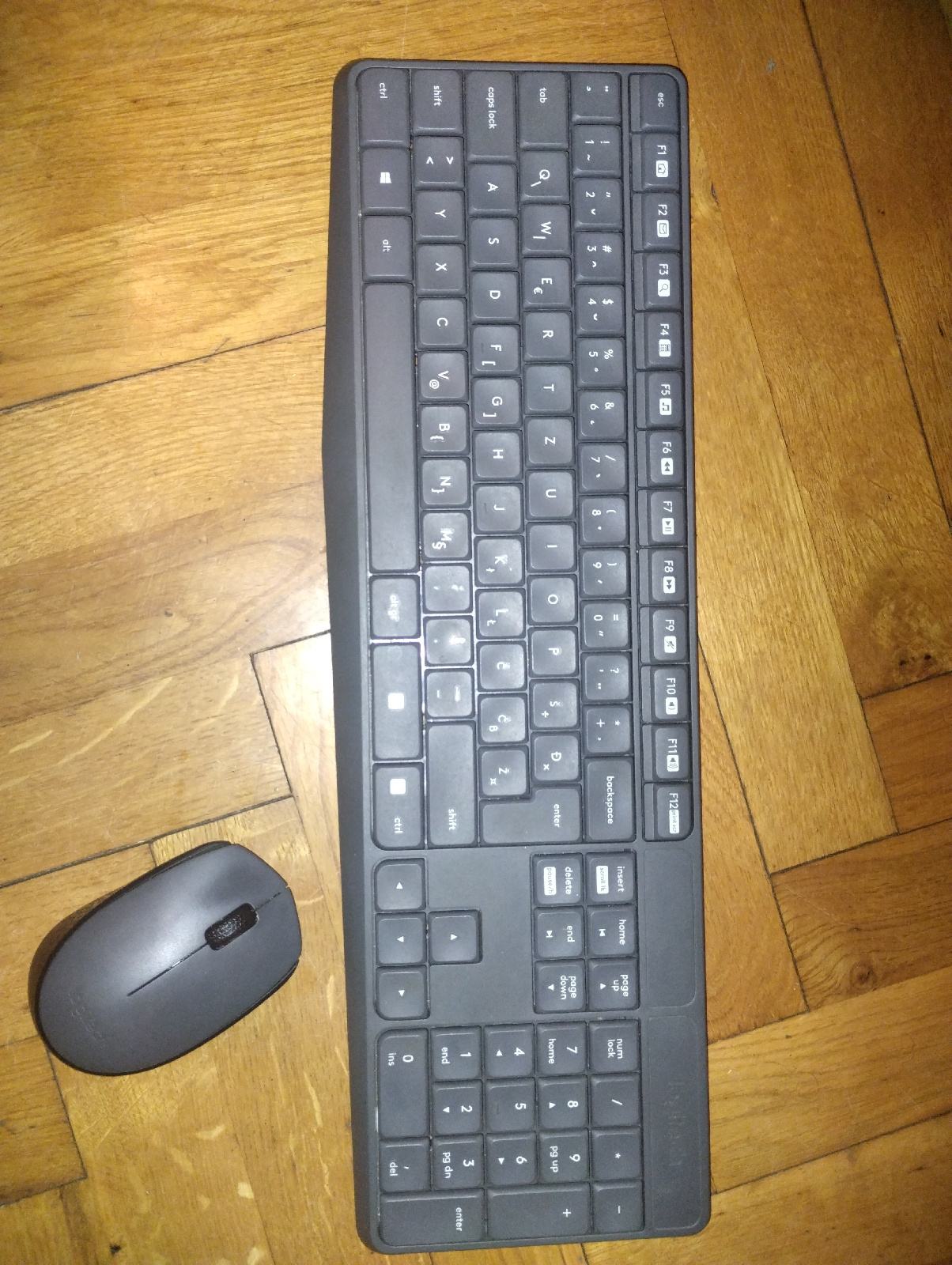 Logitech MK235 bežična tipkovnica i miš SIVA BOJA