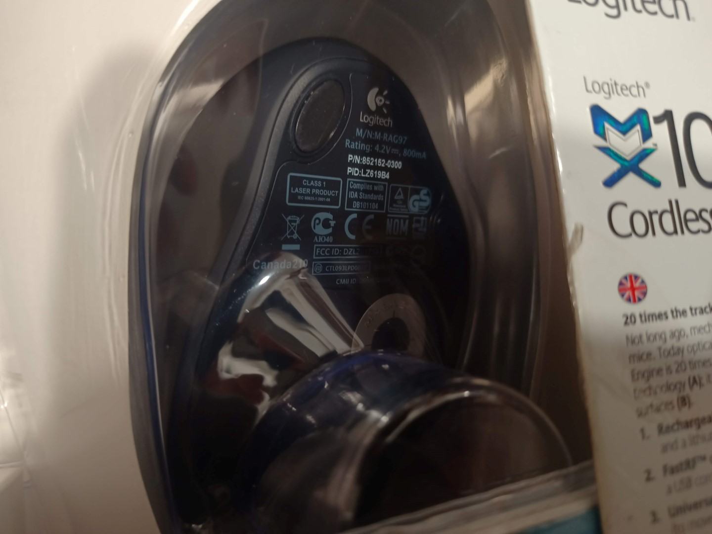 Logitech MX1000 Laser Cordless Mouse