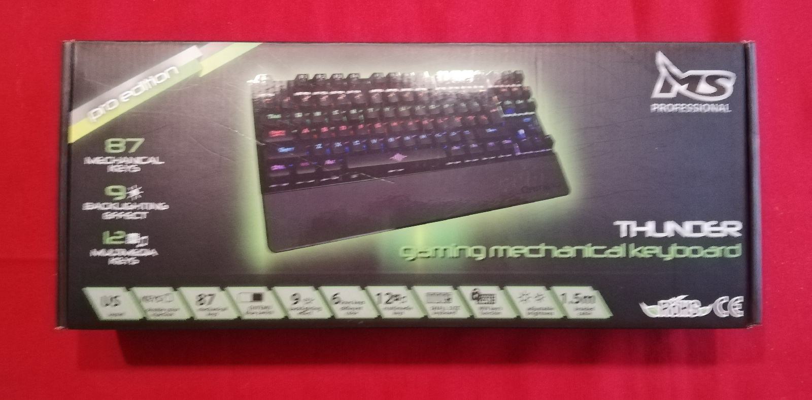 Mehanička tipkovnica MS Thunder pro, kao novo