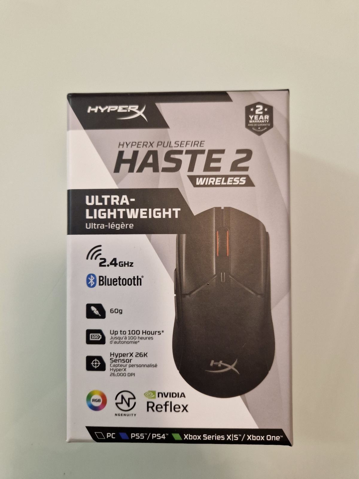 Miš HYPERX Pulsefire Haste 2 Wireless 6N0B0AA