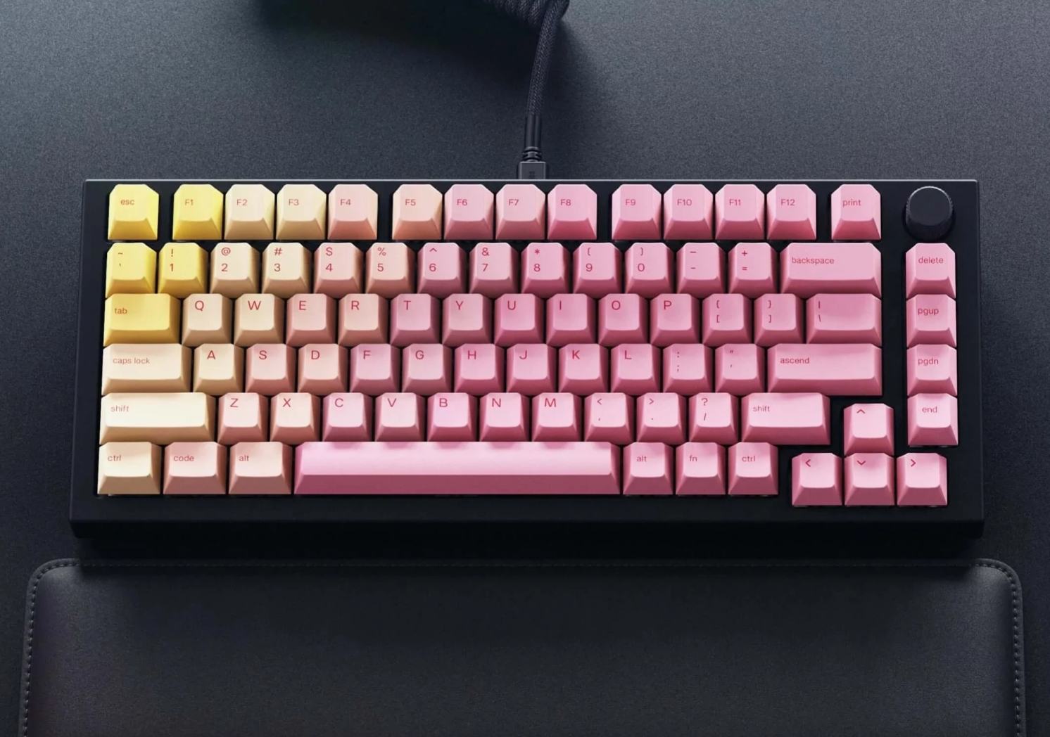 NAJNOVIJE Glorious GPBT Tipke - Pink Grapefruit - Forge 143 komada