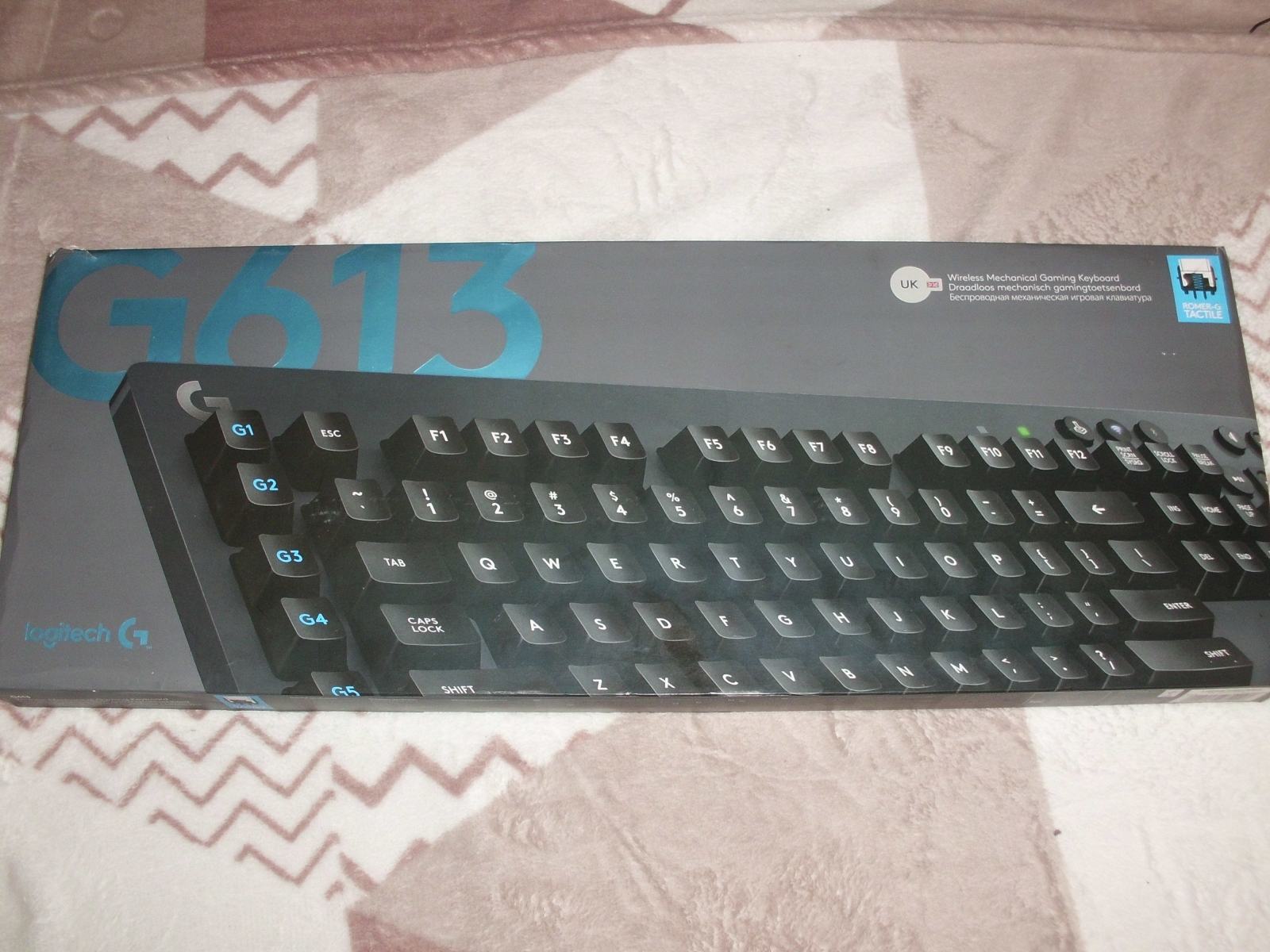 NEW Logitech G613 Wireless Gaming Mechanical Romer-G Switch + Poklon