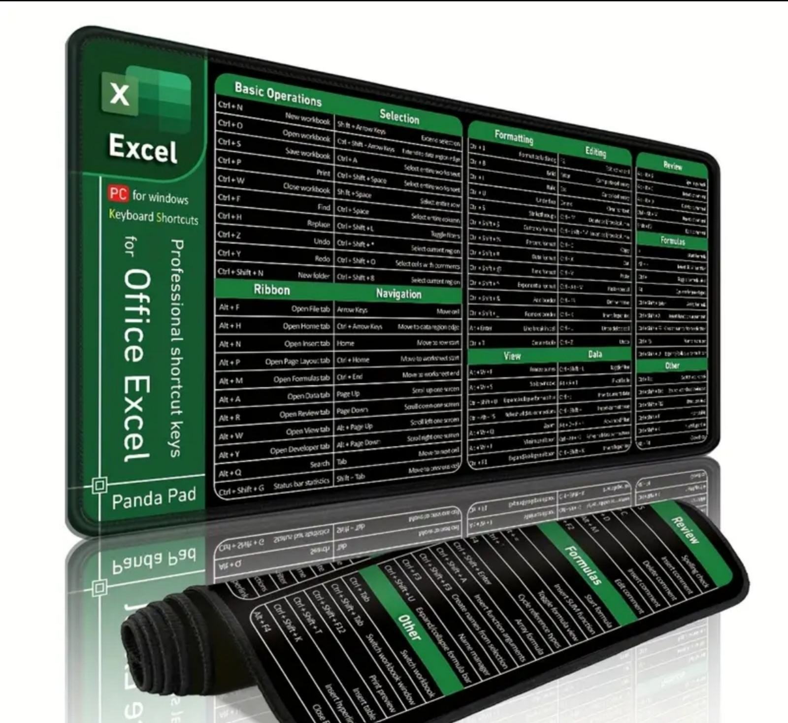 Podloga za miš (mousepad) s Excel formulama