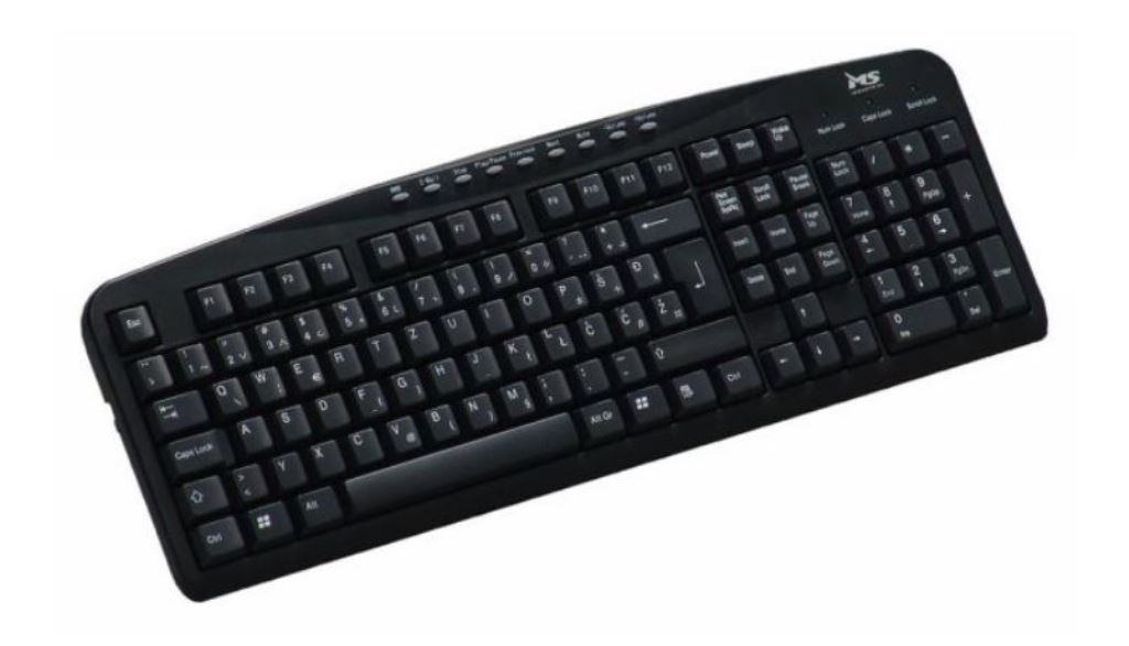 Tipkovnica USB MS KB-1616 crna, nije korištena