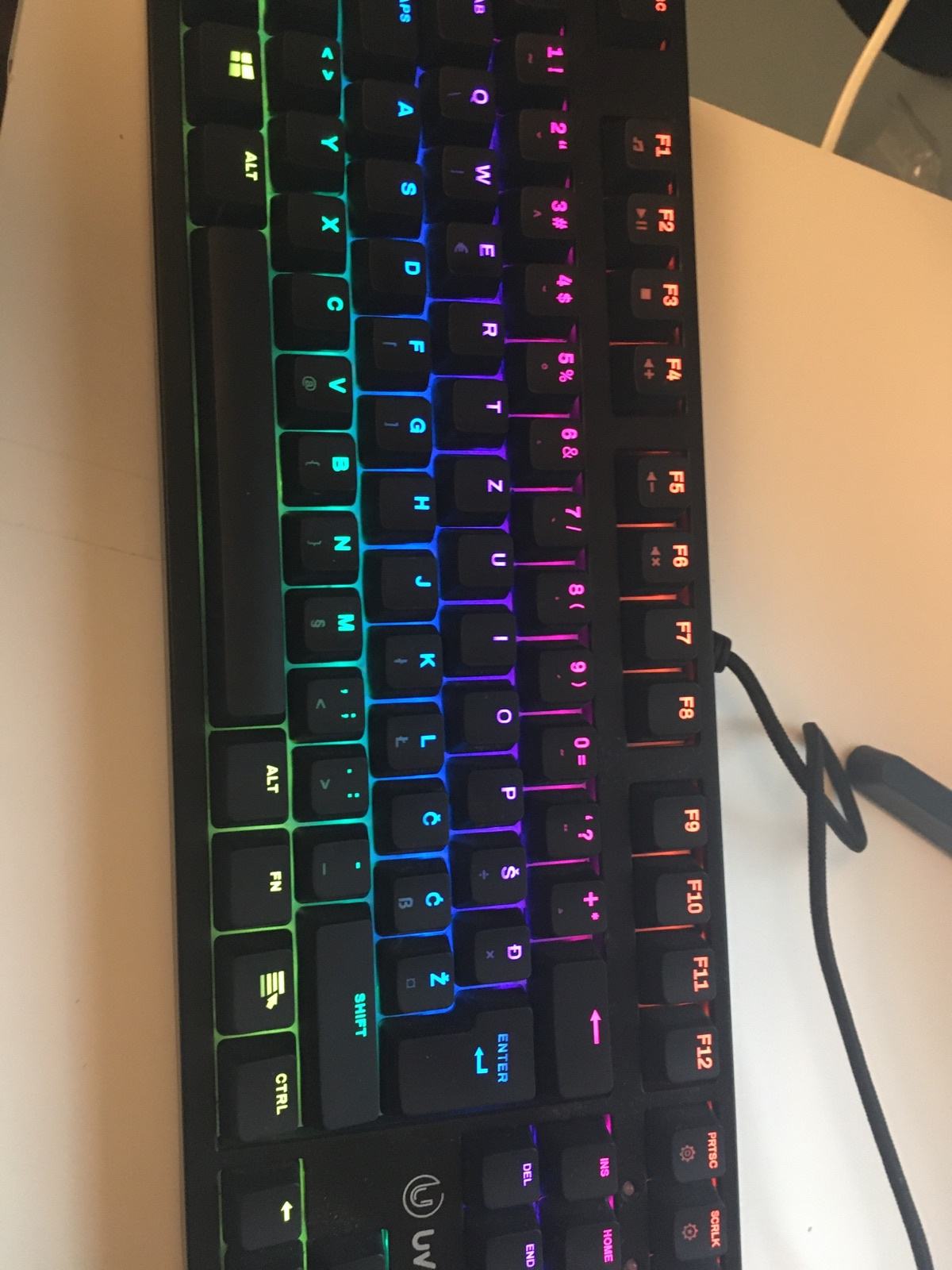 ️Galasandala Hotswap Uvi gear mehanička tkl pride mini tipkovnica ️