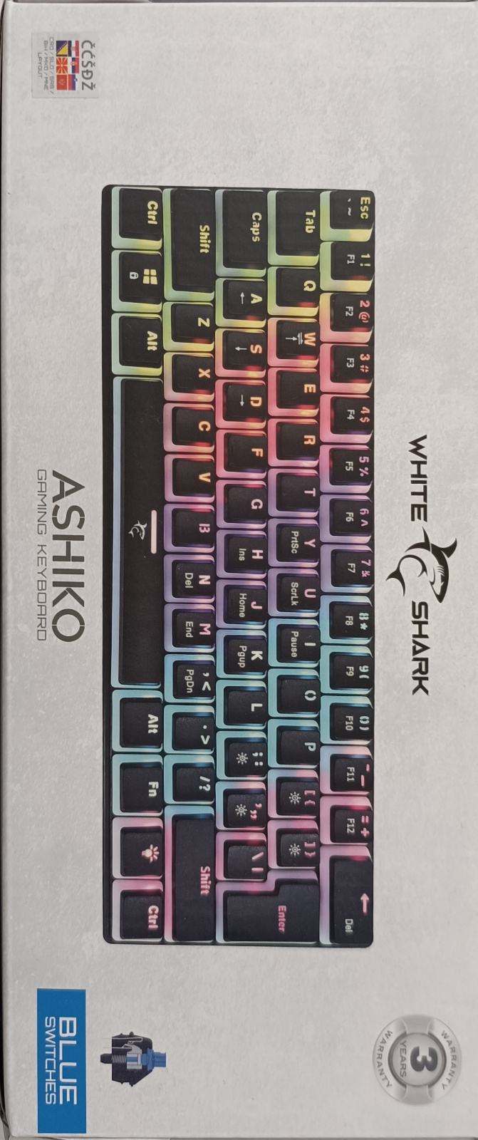White Shark GK-2202 Ashiko mehanička tipkovnica, USB
