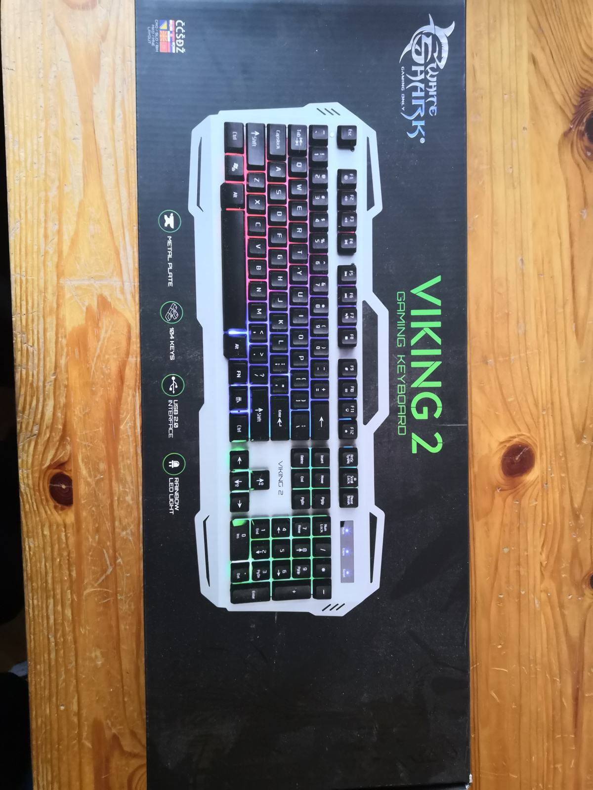 WHITE SHARK VIKING 2 GAMING KEYBOARD