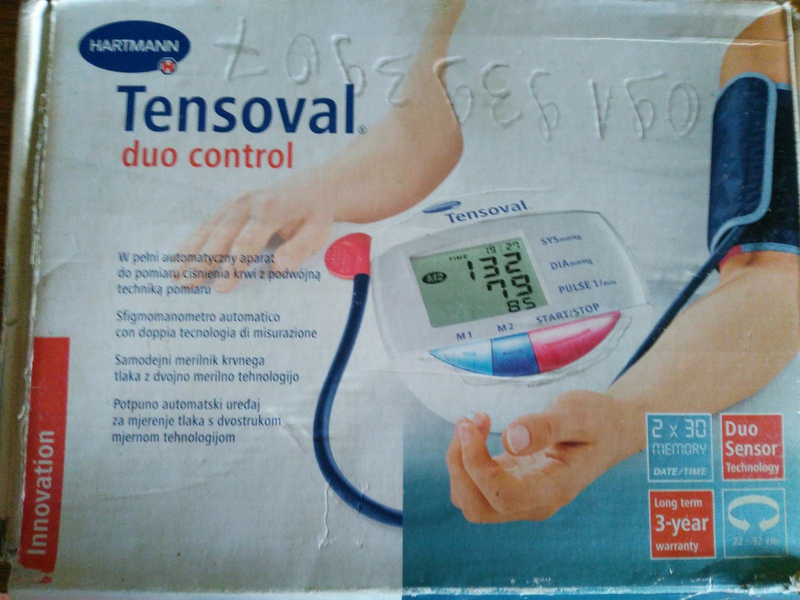 Hartmann Tensoval duo control tlakomjer