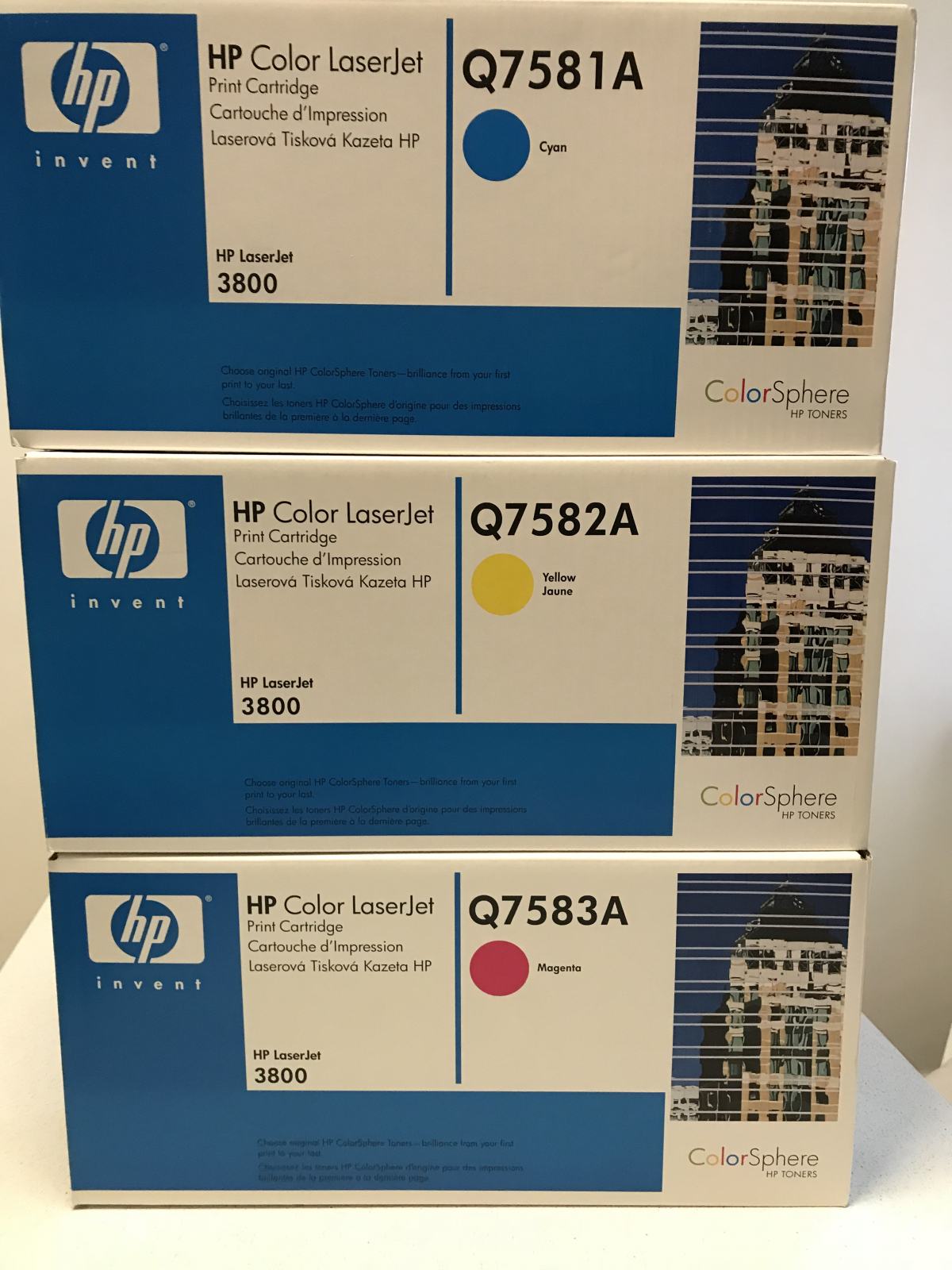 HP color laserjet print catridge HP Q7581A,HP Q7582A,HP Q7583A