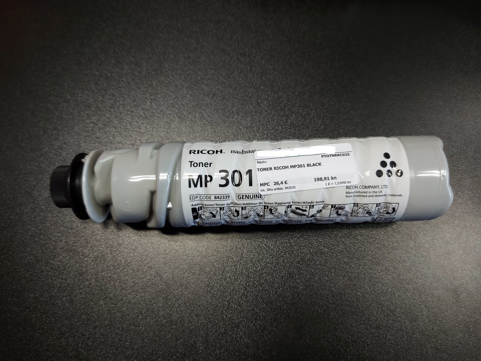 TONER RICOH MP301 BLACK