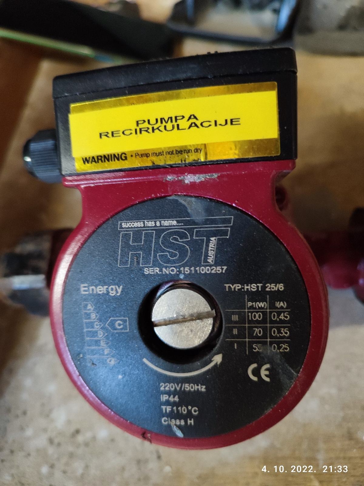 PUMPA centralnog HST