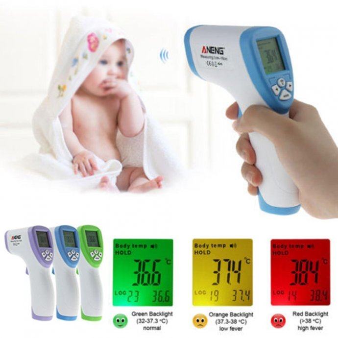 Beskontaktni IC toplomjer i termometar u jednom