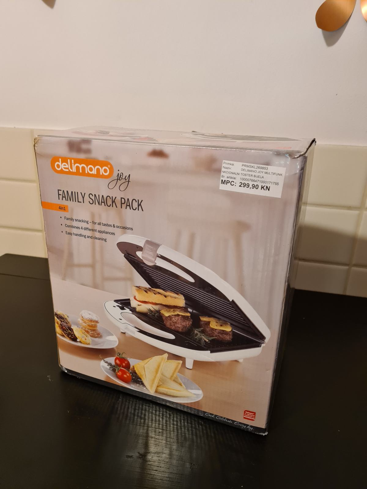 Delimano Joy multifunkcionalni toster (4 u 1)