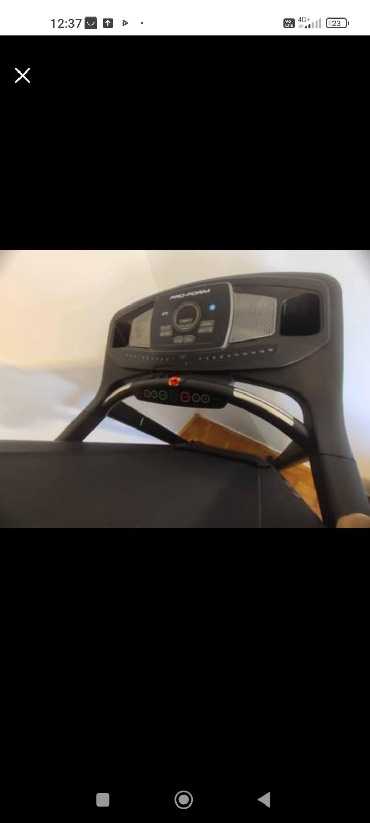 Traka za trčanje ProForm Performance 400i sklopiva. Rastavljena i zapa