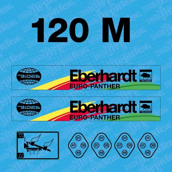 Zamjenske naljepnice za plug Eberhardt 120 M EURO-PANTHER