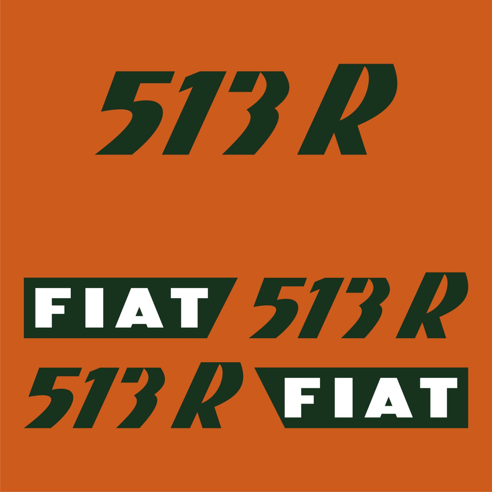 Zamjenske naljepnice za traktor Fiat 513 R