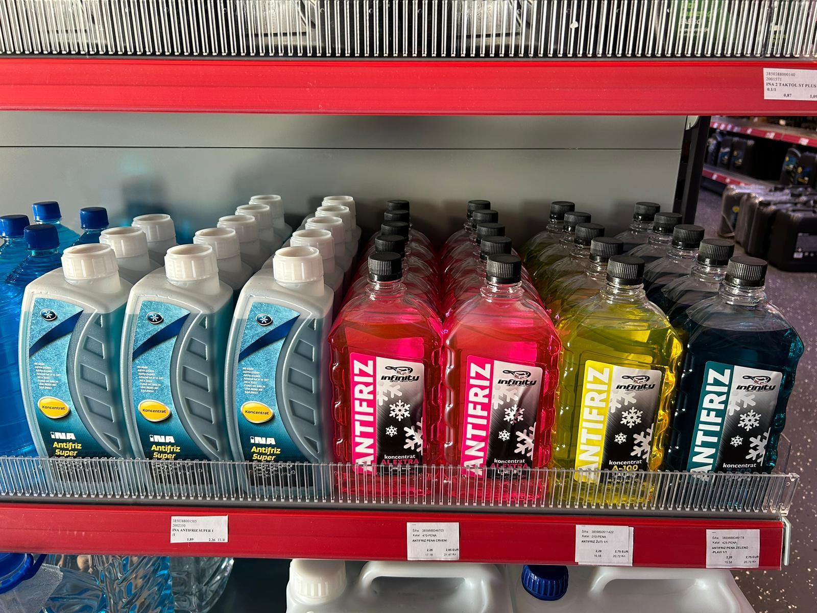 Antifriz, AdBlue - INA, Infinitu