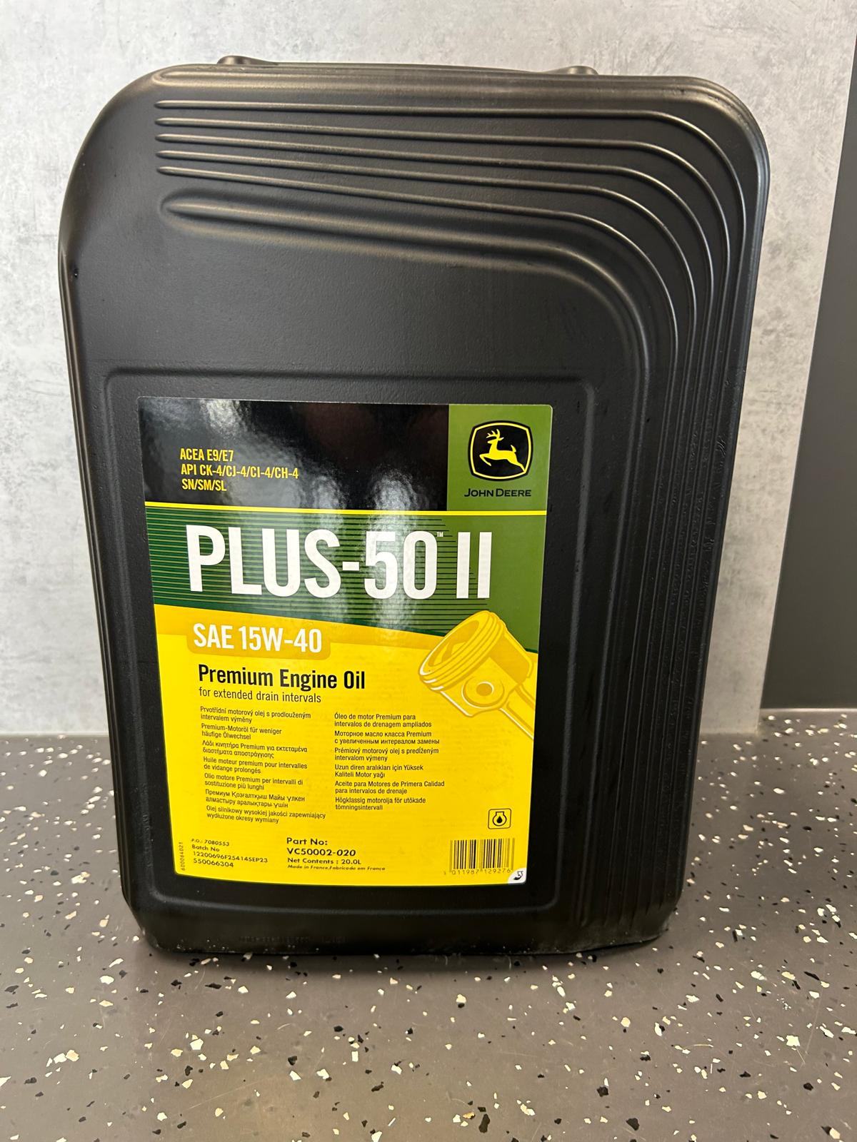 Ulje John Deere PLUS-50 II, 15W-40, 20/1