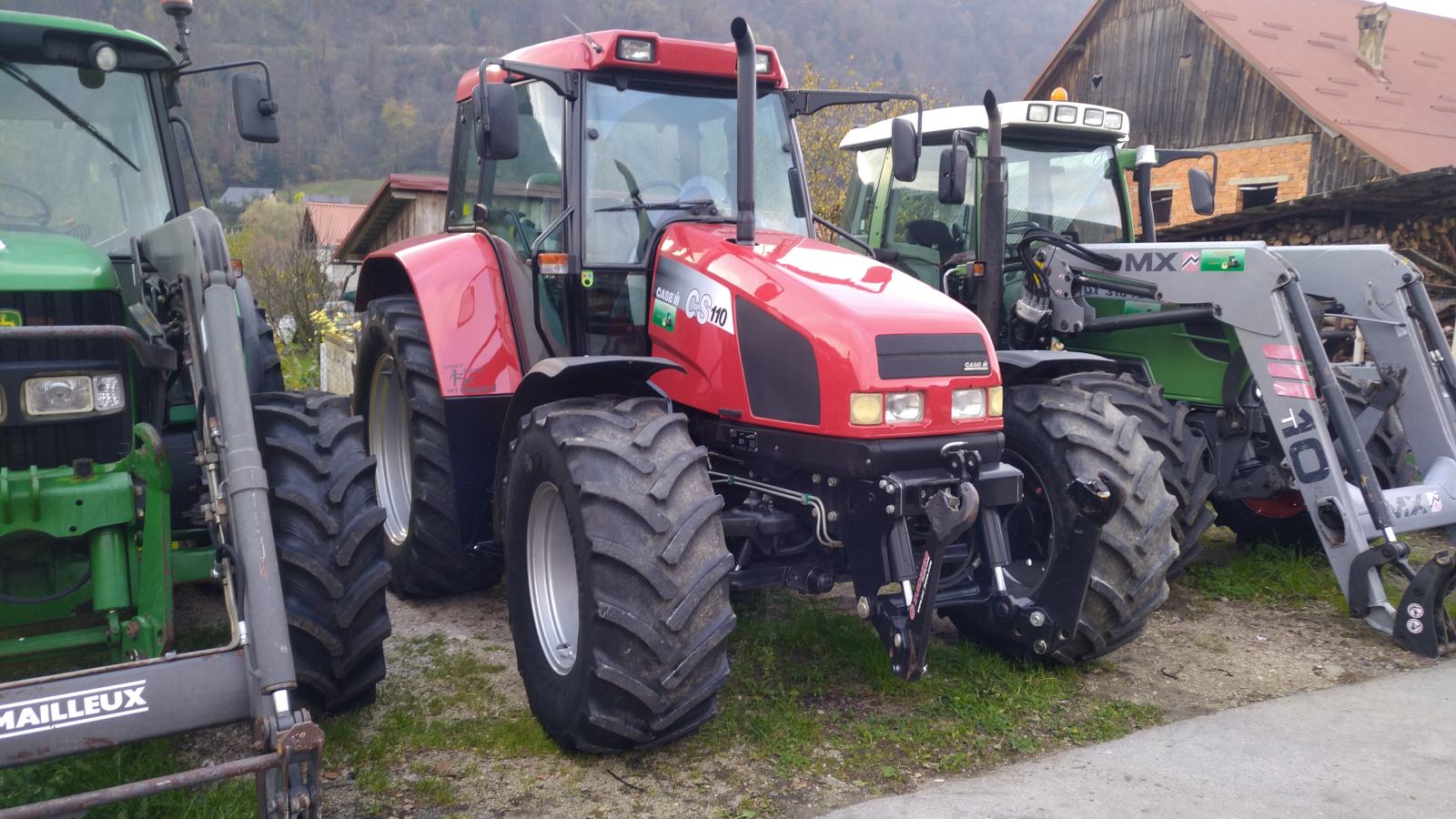 PRODAM TRAKTOR CASE CS 110 - KOMPRESOR - 50 km/h-VZMETENJE-TOP STANJE