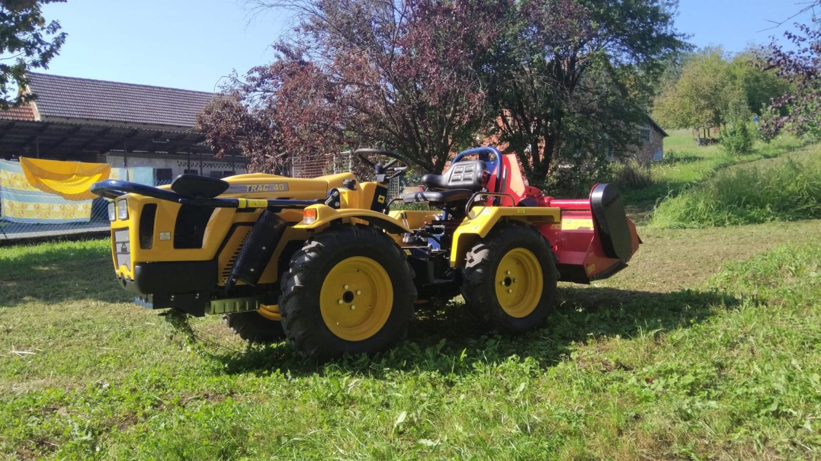 Traktor Ecotrac 40 - Hittner + malčer/kosilica + freza