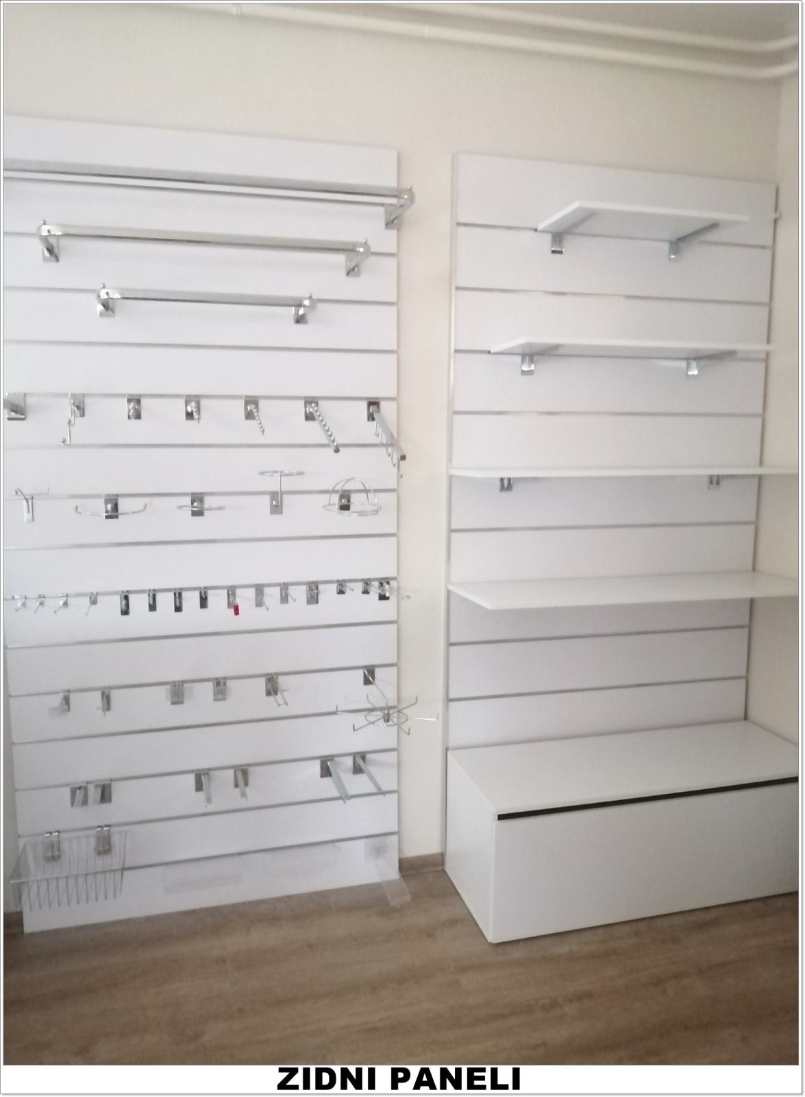 ZIDNI PANELI ZA OPREMANJE TRGOVINA I BUTIKA