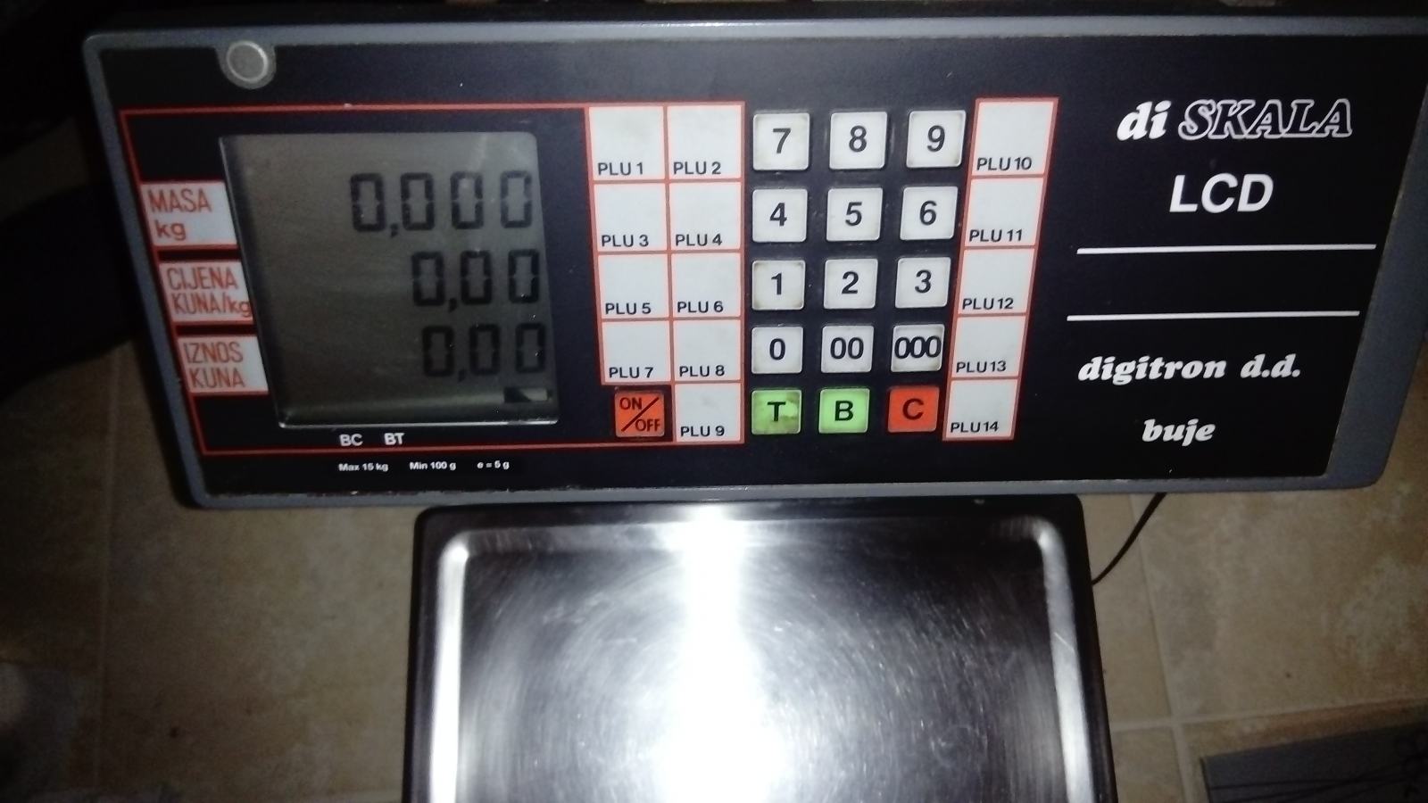 Digitalna vaga Digitron - di SKALA