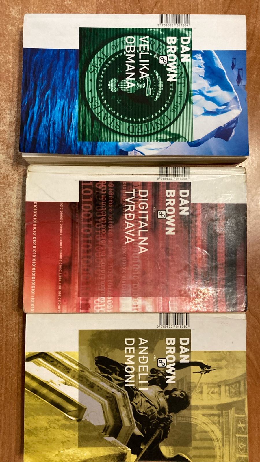 DAN BROWN LOT:VELIKA OBMANA/DIGITALNA TVRĐAVA/ANĐELI I DEMONI