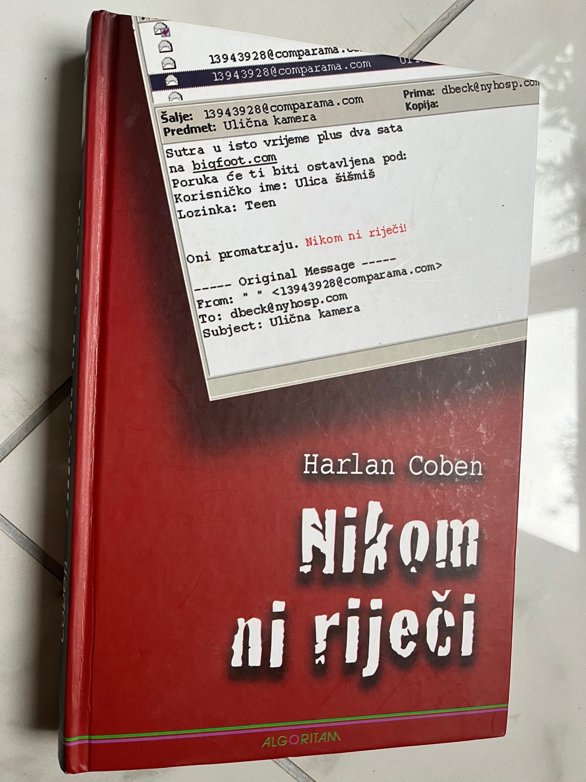 HARLAN COBEN, Nikom ni riječi