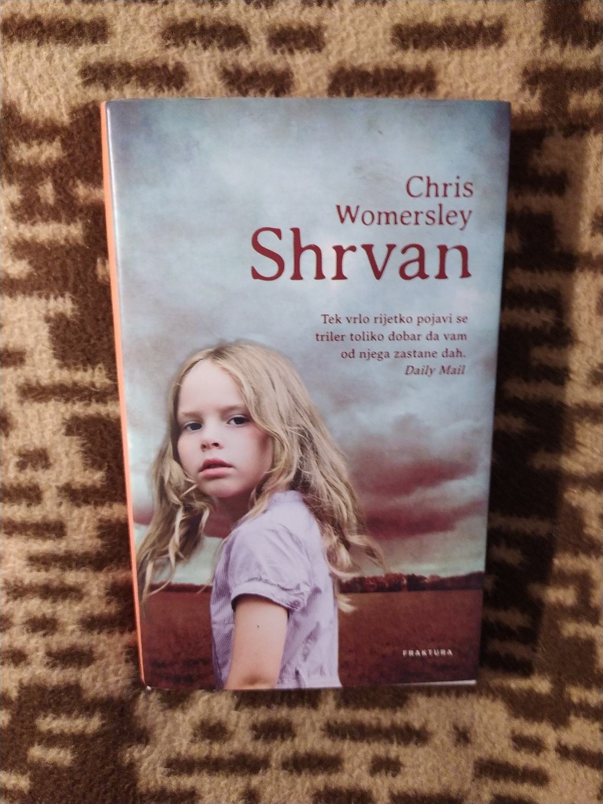 Knjiga, roman - triler, Chris Womersley, Shrvan, 7 EUR