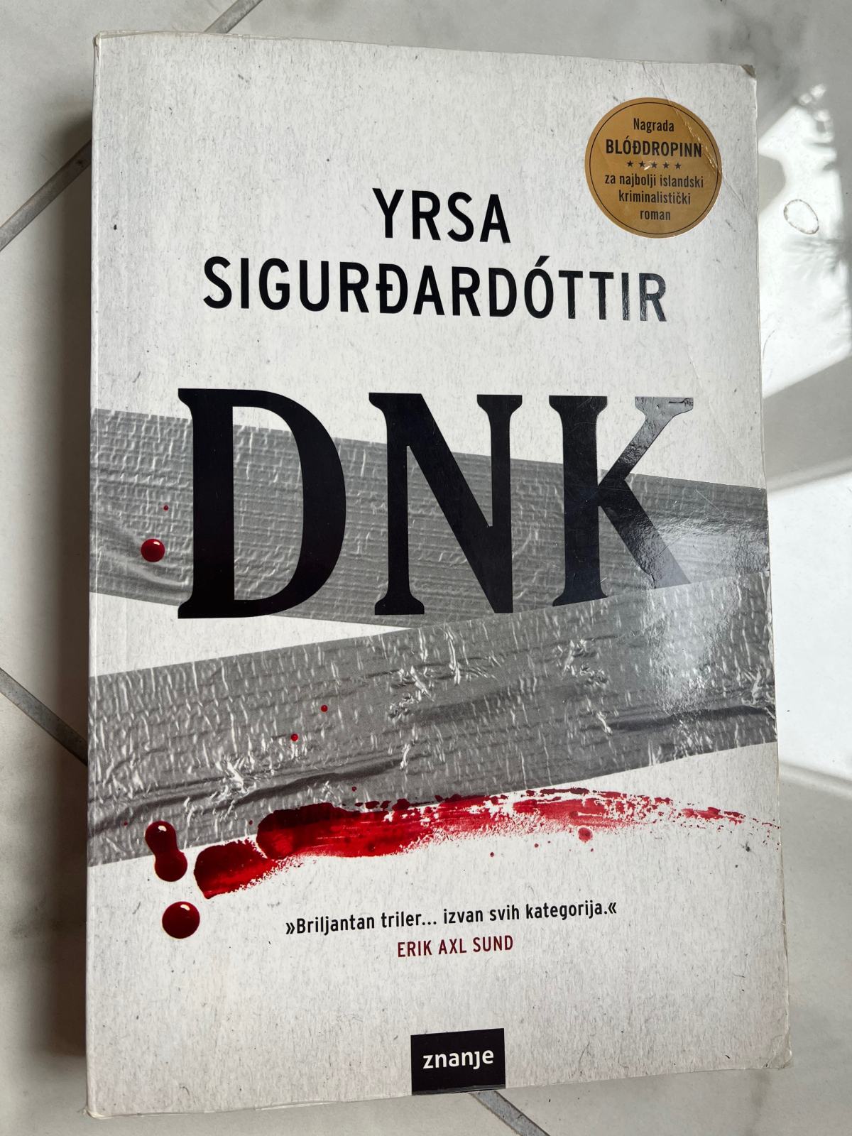 Yrsa Sigurdardottir, DNK
