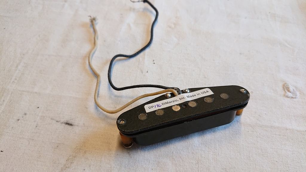 DiMarzio True Velvet bridge