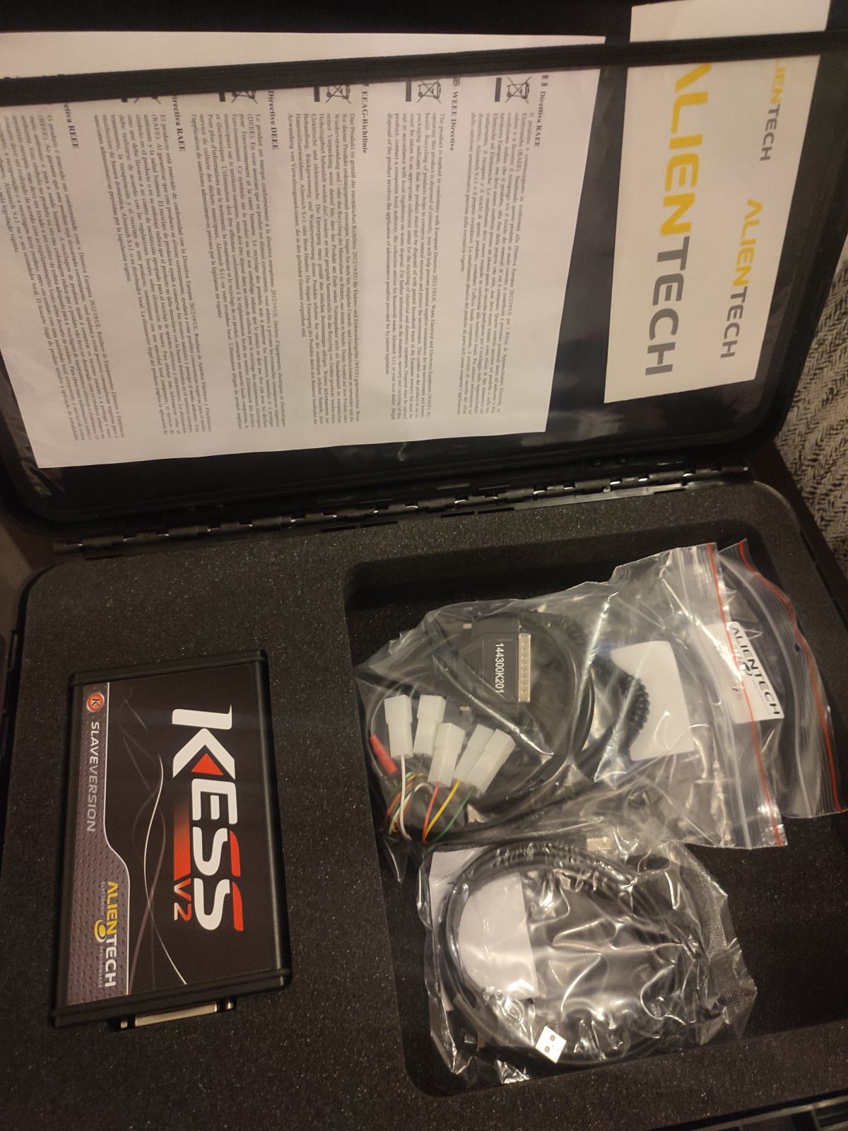 ORIGINAL Alientech Kess v2 SLAVE Car+Bike Tuning Tool
